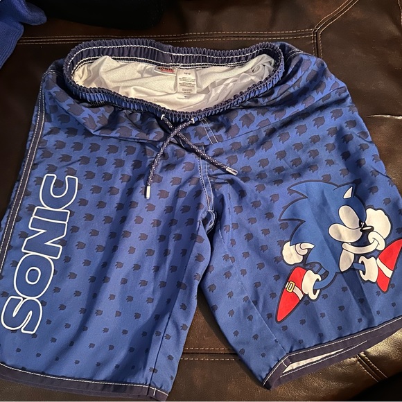 Sonic Editions | Swim | Sonic The Hedgehog Swim Trunk Shorts New | Poshmark